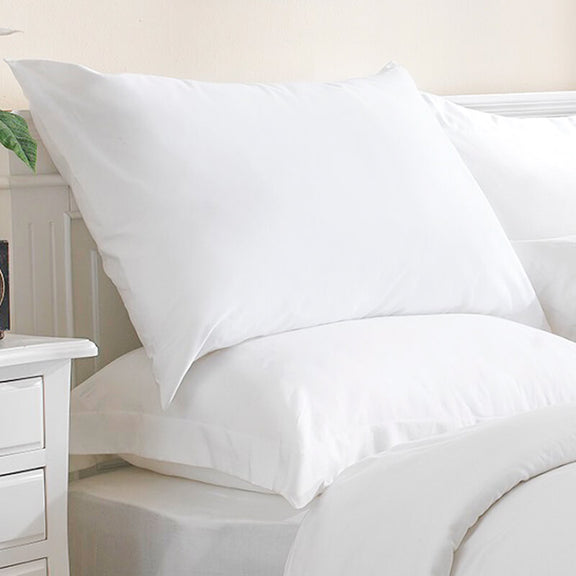 100% Cotton Pillowcases Pair - White – Lancashire Textiles